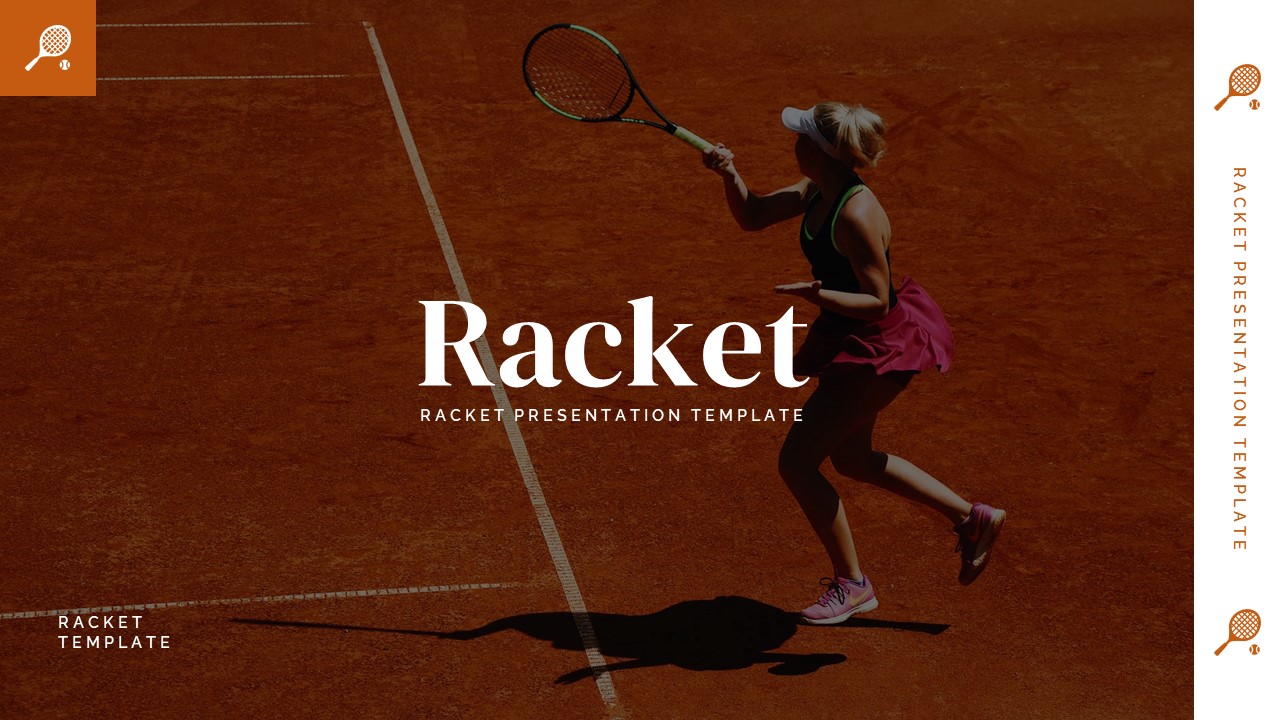 Racket - Tennis Sport Powerpoint Template, Presentation Templates ...