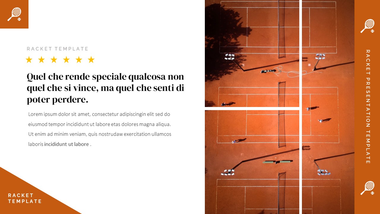 Racket - Tennis Sport Powerpoint Template, Presentation Templates ...