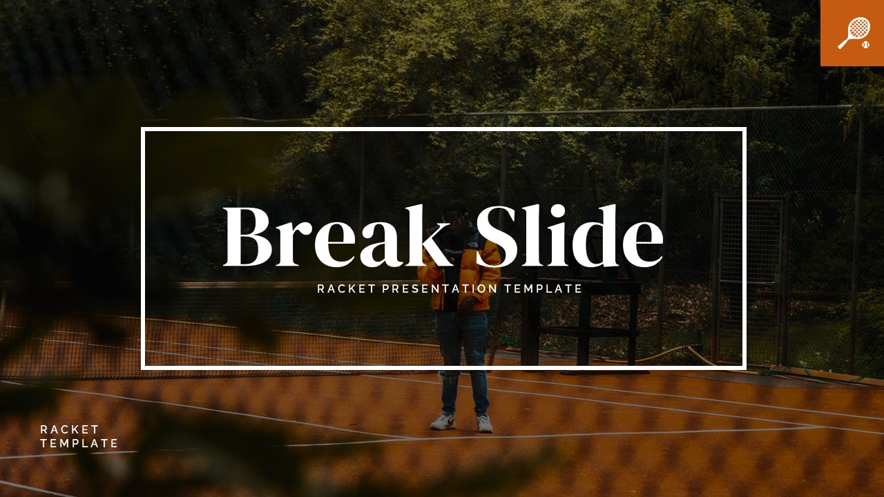 Racket - Tennis Sport Powerpoint Template, Presentation Templates ...