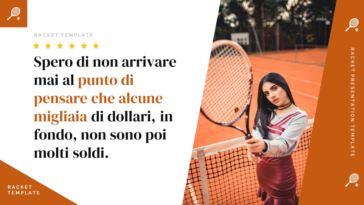 Racket - Tennis Sport Powerpoint Template, Presentation Templates ...