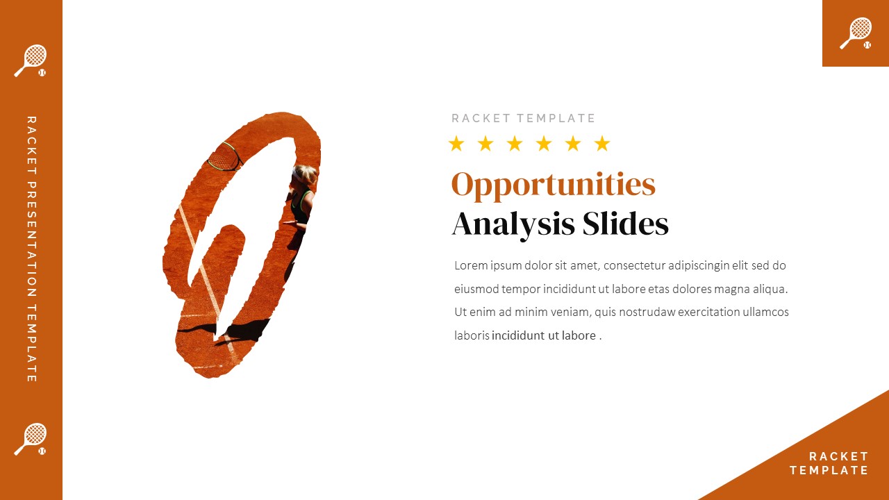 Racket - Tennis Sport Powerpoint Template, Presentation Templates ...