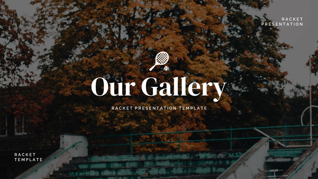 Racket - Tennis Sport Powerpoint Template, Presentation Templates ...