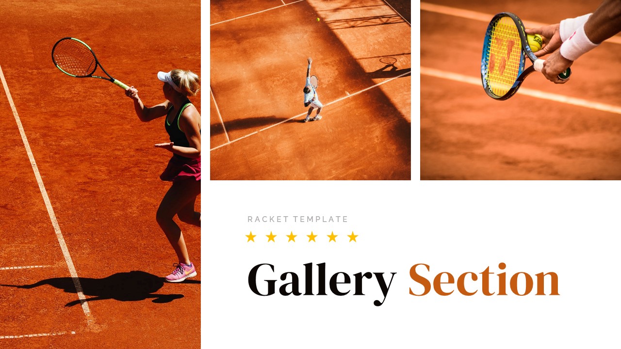 Racket - Tennis Sport Powerpoint Template, Presentation Templates ...
