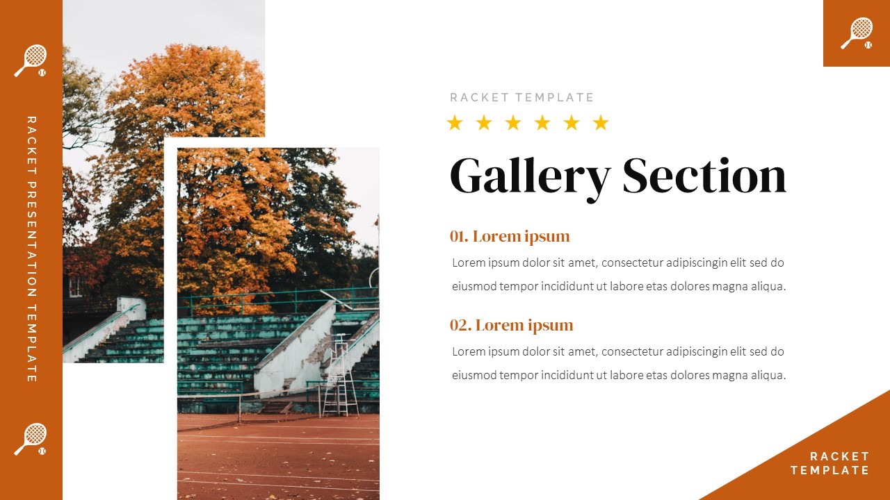 Racket - Tennis Sport Powerpoint Template, Presentation Templates ...