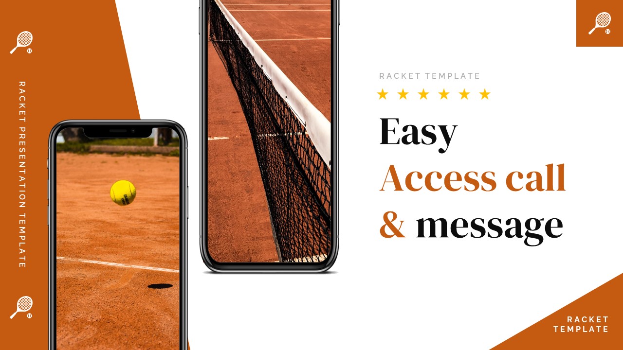 Racket - Tennis Sport Powerpoint Template, Presentation Templates ...