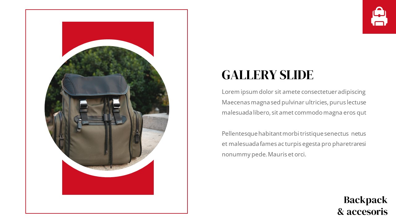 Ransel - Backpack Google Slides Template by onelinerdesign | GraphicRiver