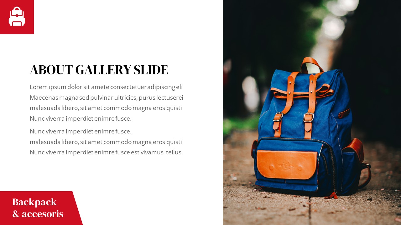 Ransel - Backpack Google Slides Template by onelinerdesign | GraphicRiver