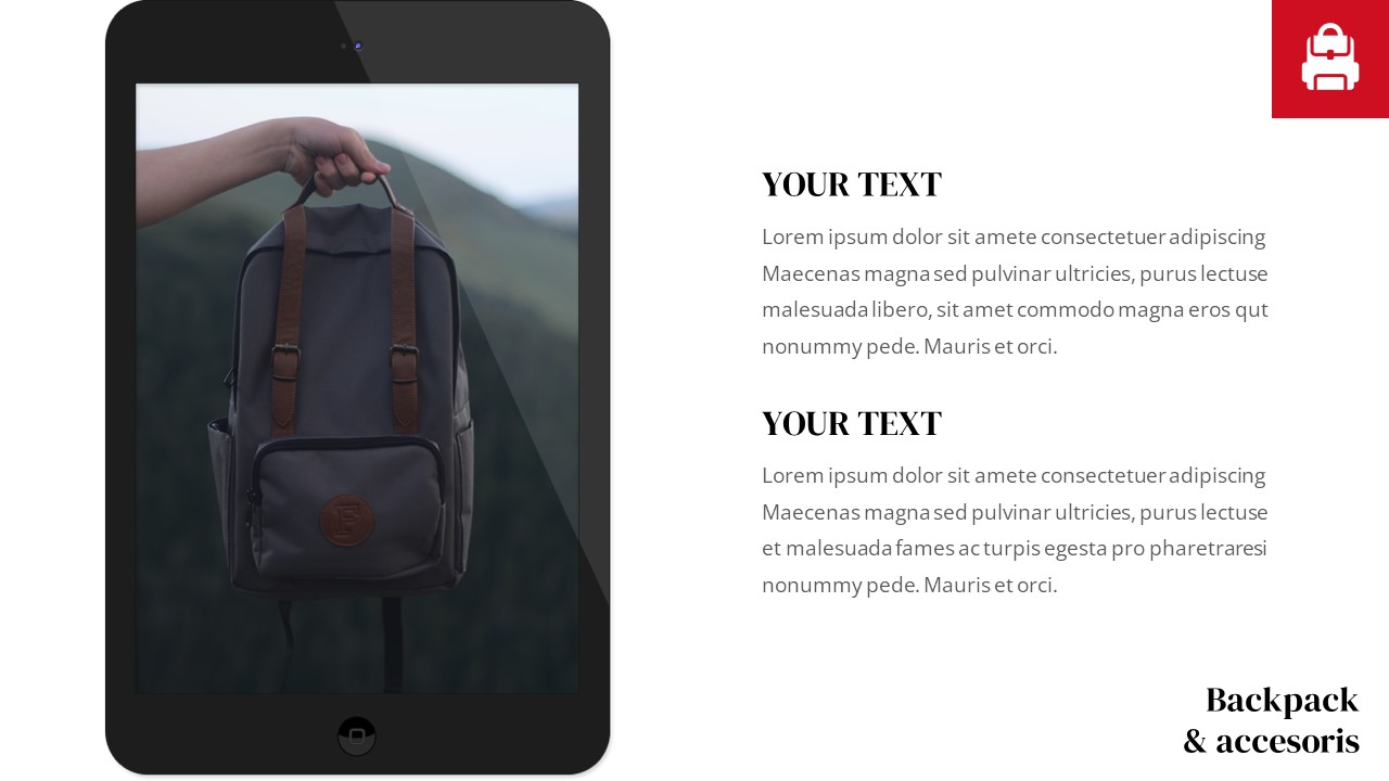 Ransel - Backpack Google Slides Template, Presentation Templates ...