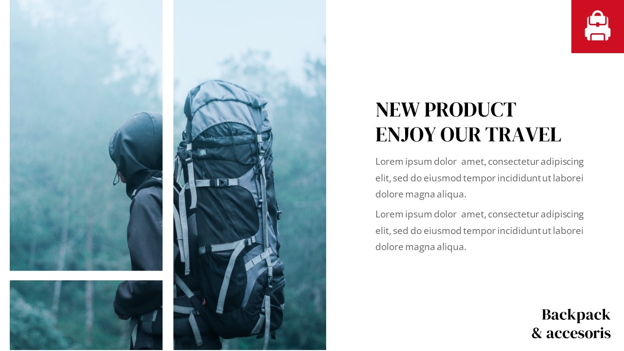 Ransel - Backpack Powerpoint Template, Presentation Templates ...