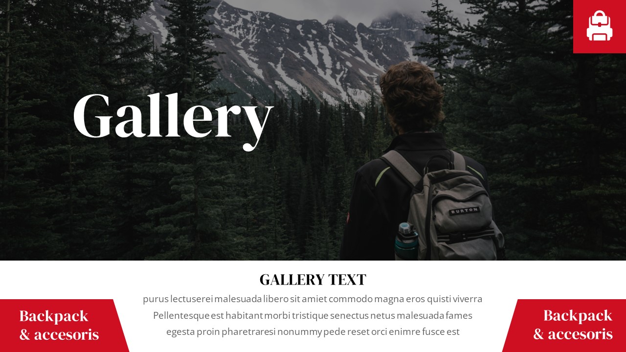 Ransel - Backpack Powerpoint Template, Presentation Templates ...