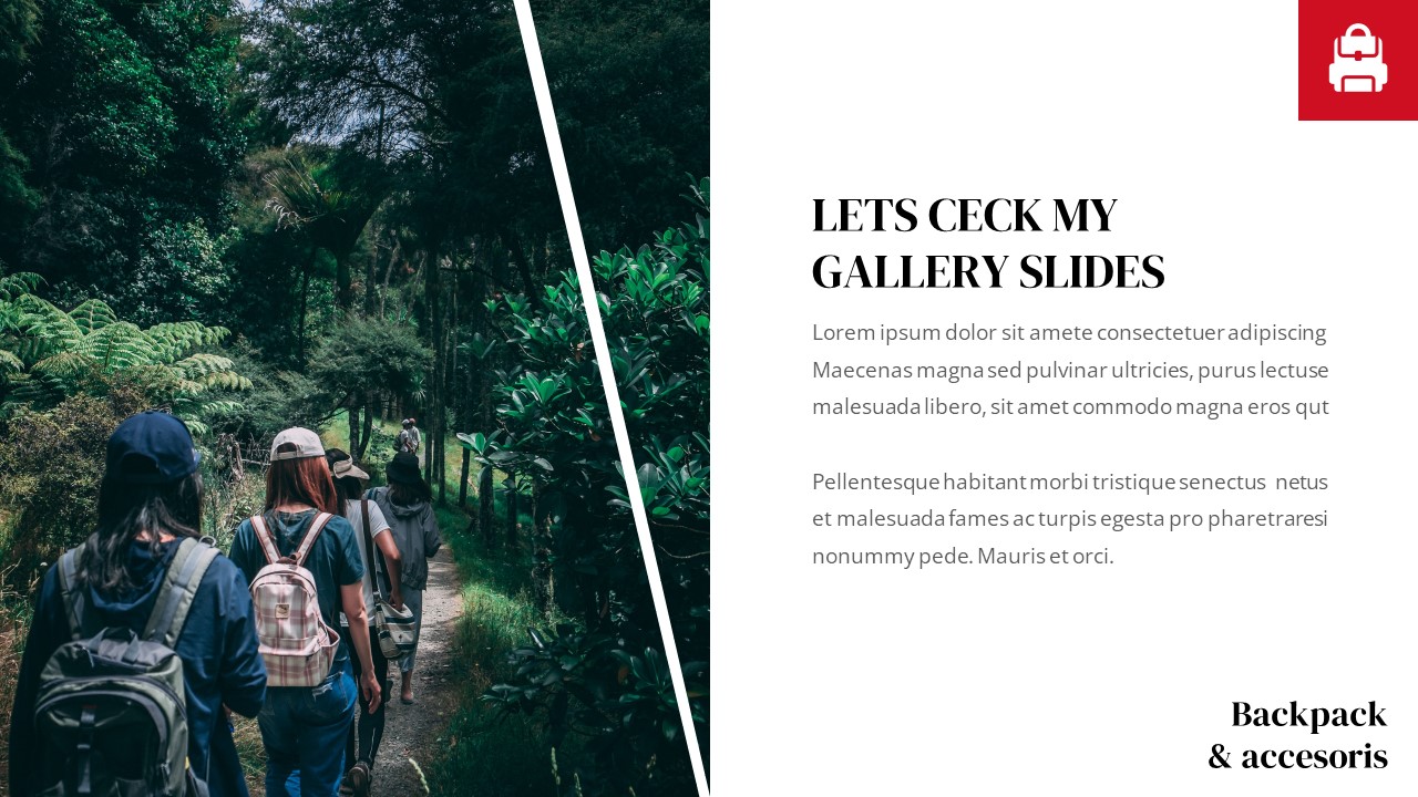 Ransel - Backpack Powerpoint Template, Presentation Templates ...