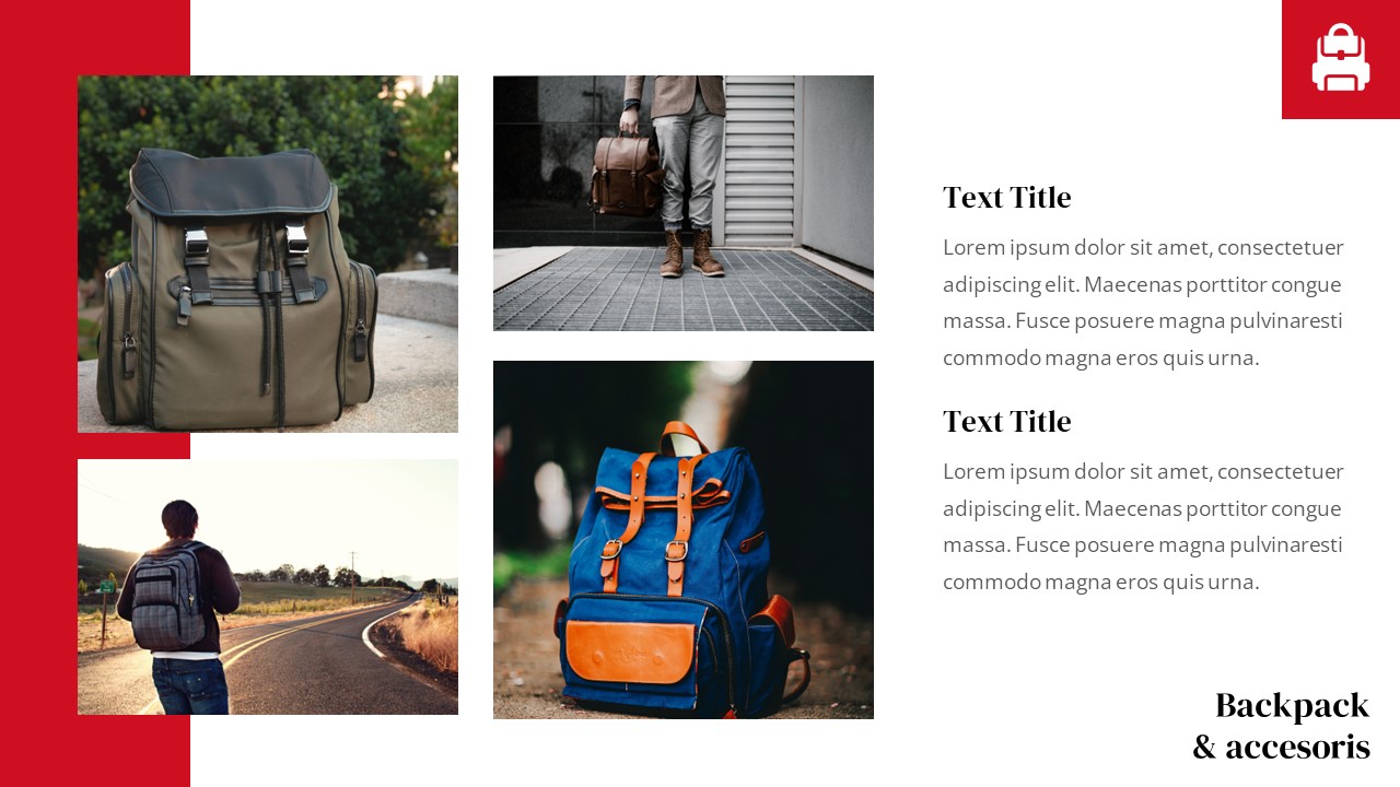 Ransel - Backpack Powerpoint Template, Presentation Templates ...
