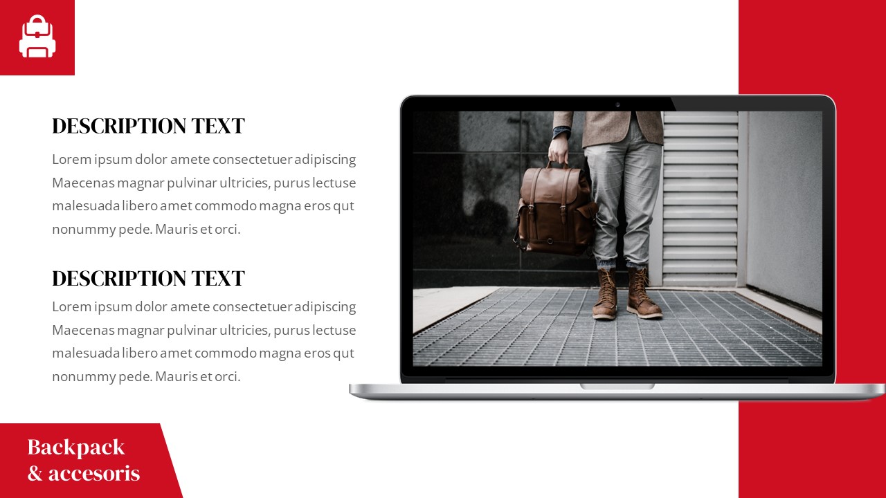 Ransel - Backpack Powerpoint Template, Presentation Templates ...