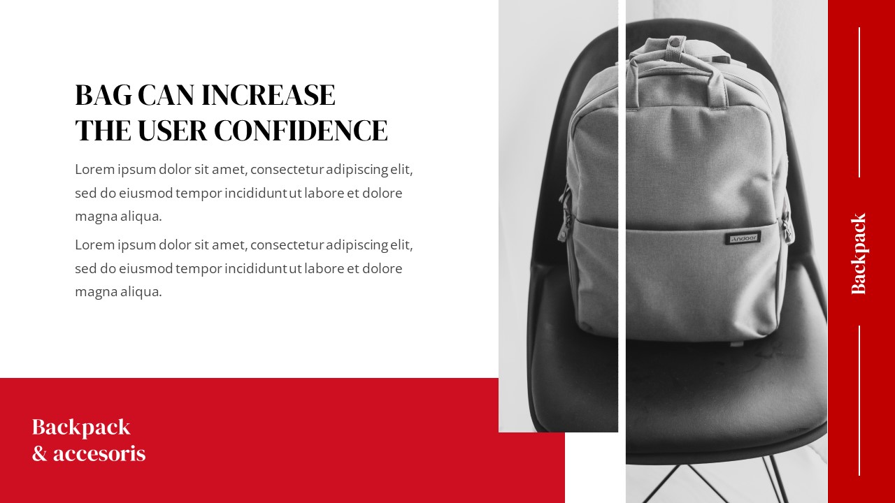 Ransel - Backpack Powerpoint Template, Presentation Templates ...