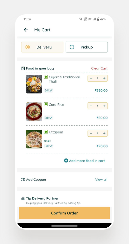 eRestro - Single Vendor Restaurant Flutter App | Food Ordering App with ...