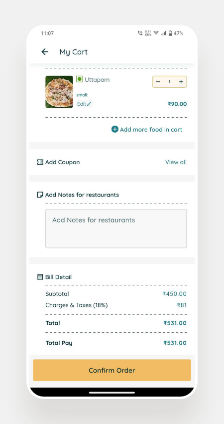 eRestro - Single Vendor Restaurant Flutter App | Food Ordering App with ...