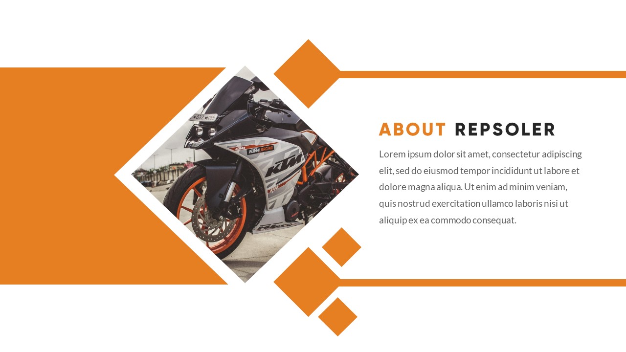 Repsoler - Motorcycle & Motorbike Service Powerpoint Template ...