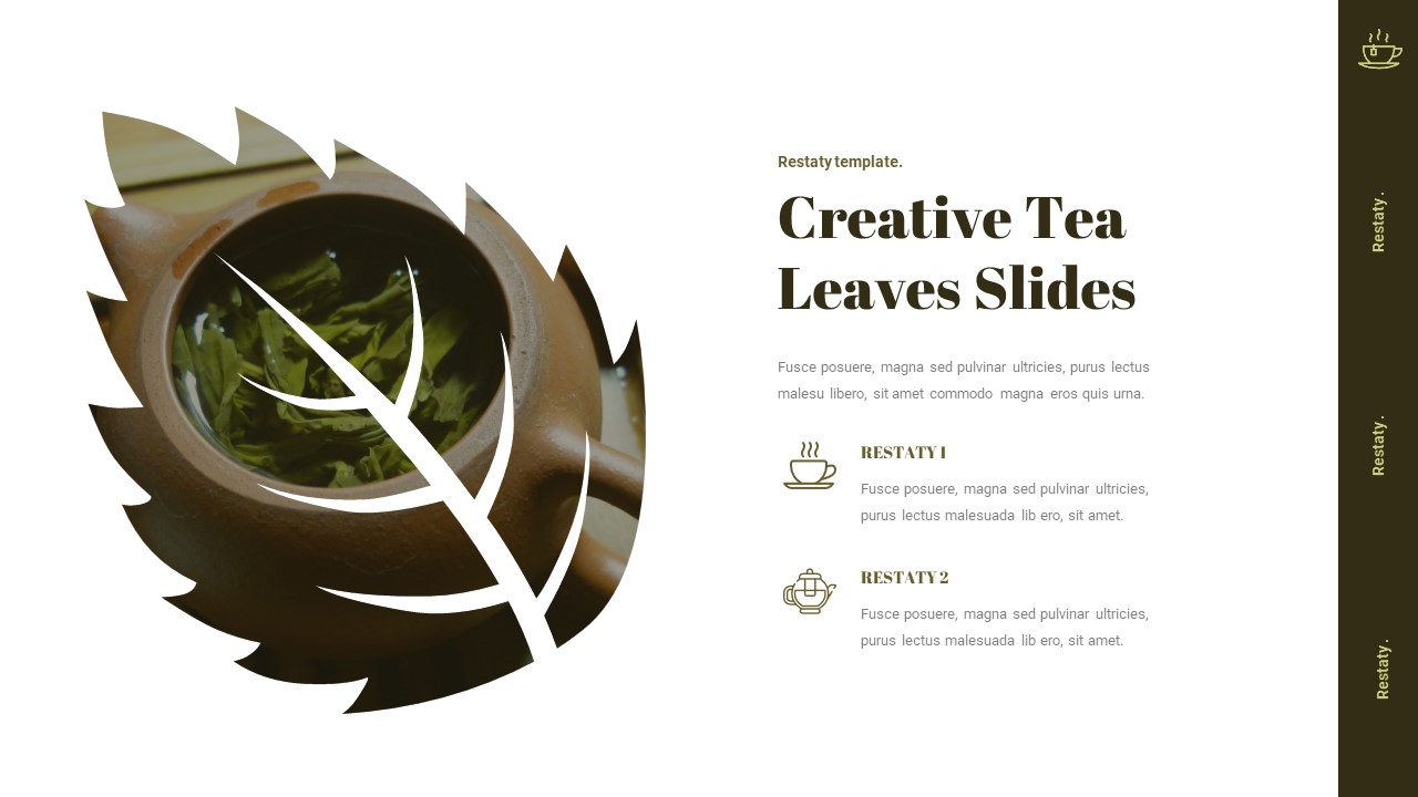 Restaty - Green Tea Powerpoint Template, Presentation Templates ...
