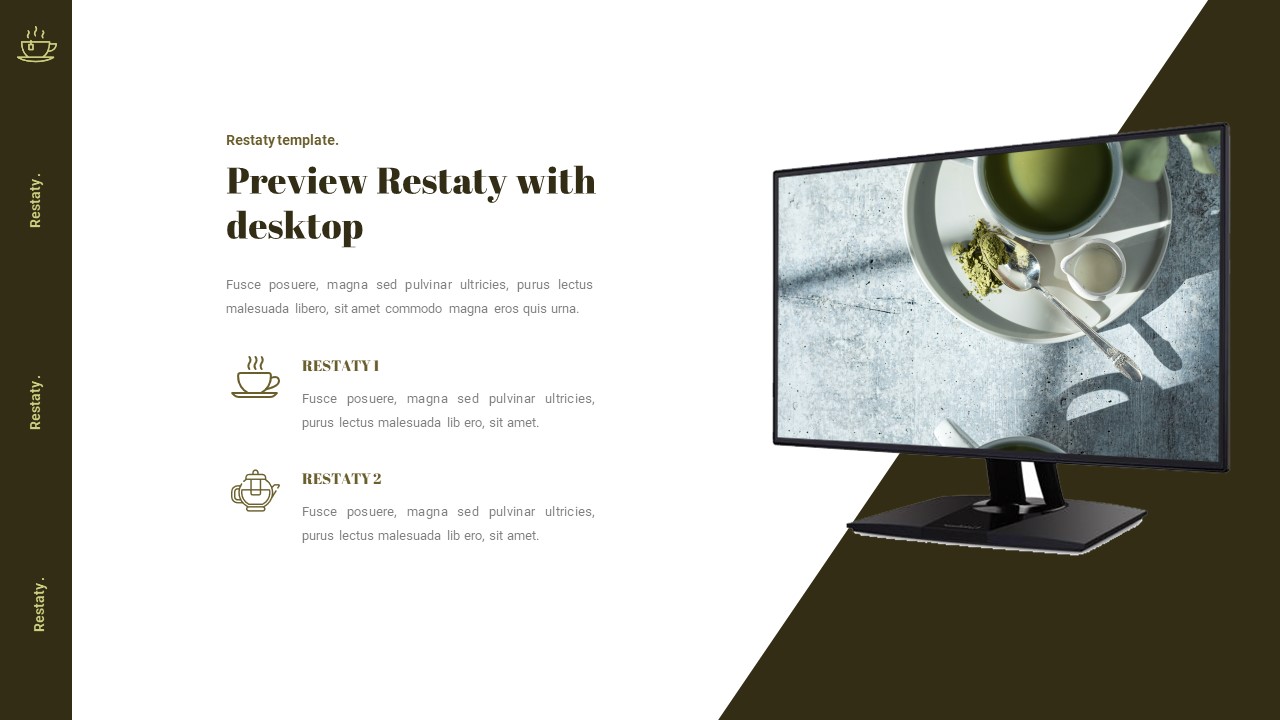 Restaty - Green Tea Powerpoint Template, Presentation Templates ...