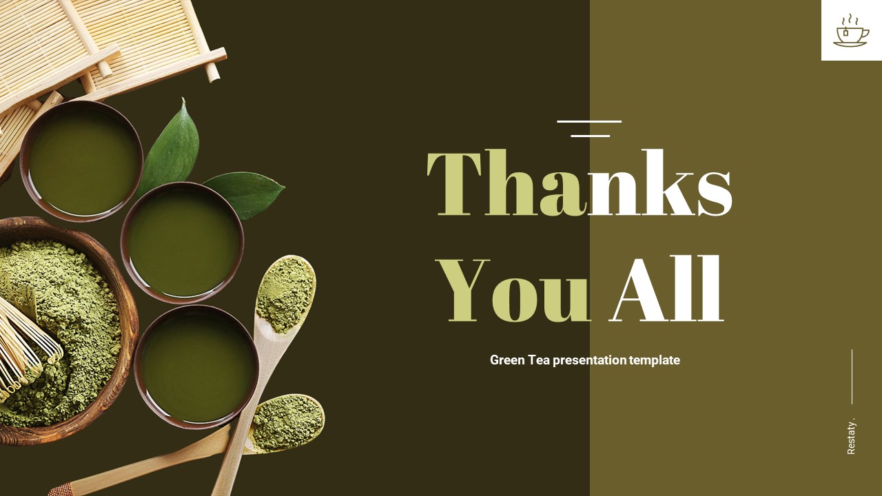 Restaty - Green Tea Powerpoint Template, Presentation Templates ...