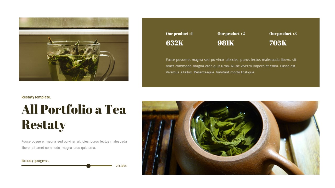 Restaty - Green Tea Keynote Template, Presentation Templates | GraphicRiver