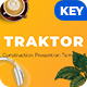 Traktor - Construction & Building Keynote Template, Presentation Templates