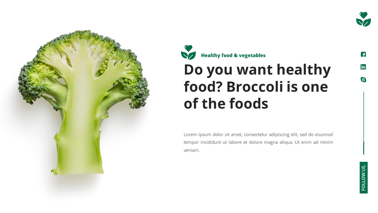 Vegetan - Vegetables & Healthy Food Google Slides Template ...