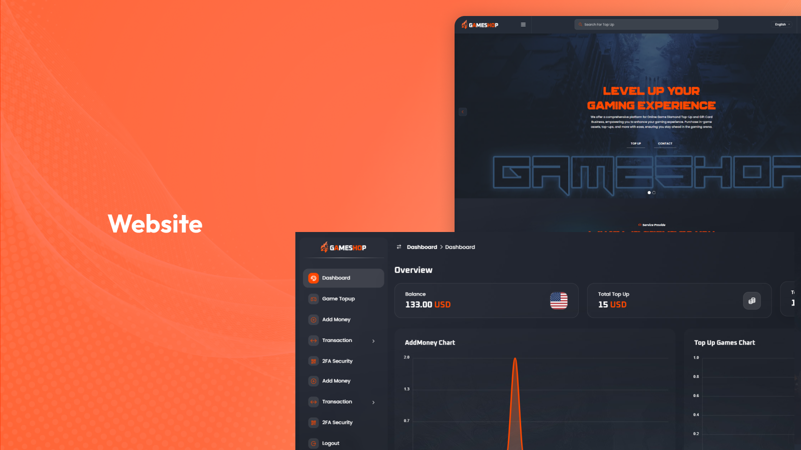 GameShop - Game Top-Up | Diamond and Coin Selling Business Platform by ...