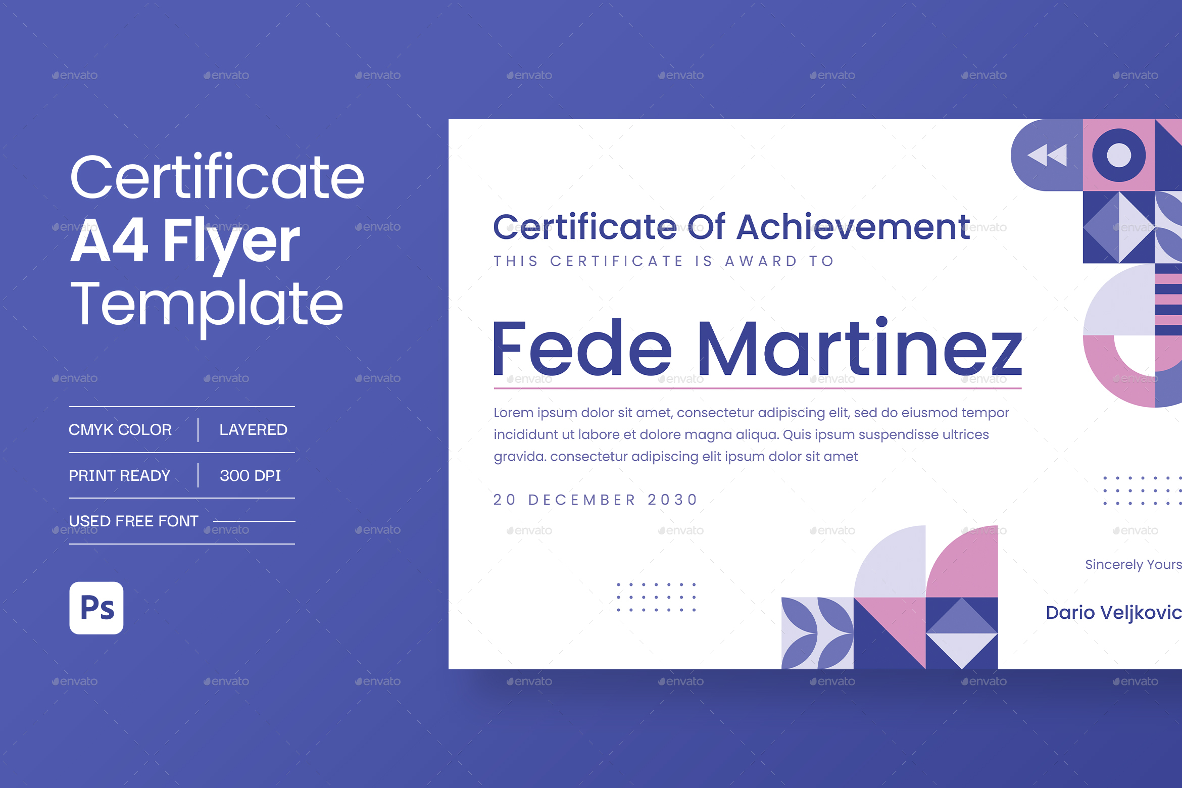 Certificate Template, Print Templates | GraphicRiver