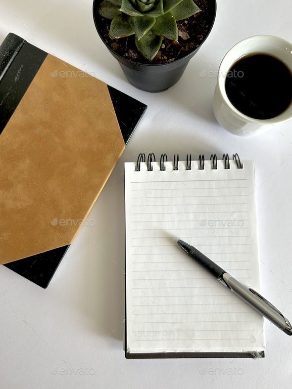 Working desktop on white background Stock Photo by melpaul199 | PhotoDune