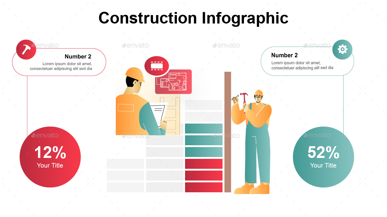 Construction Infographic Asset Illustrator, Infographics | GraphicRiver