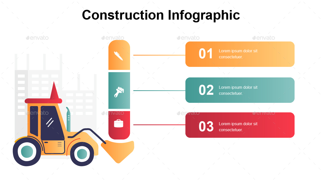 Construction Infographic Asset Illustrator, Infographics | GraphicRiver