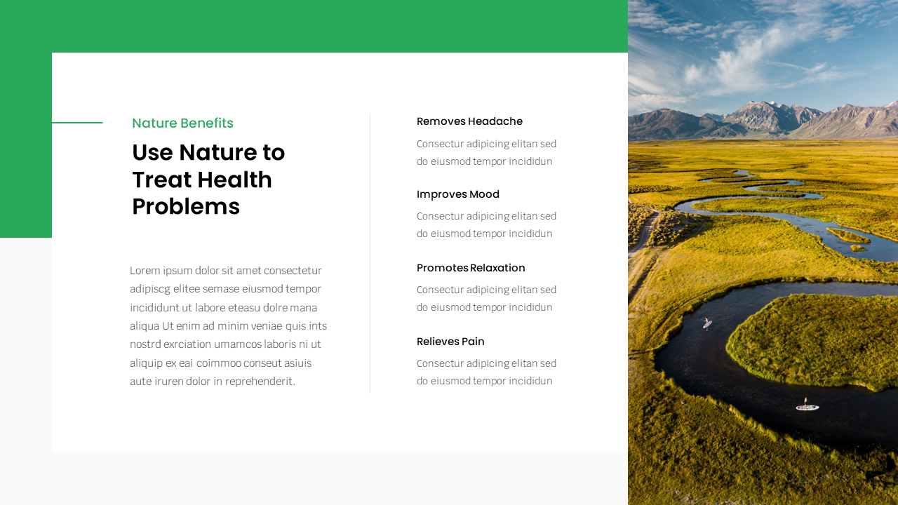 Environ - Nature Greeen Cannabis Presentation, Presentation Templates