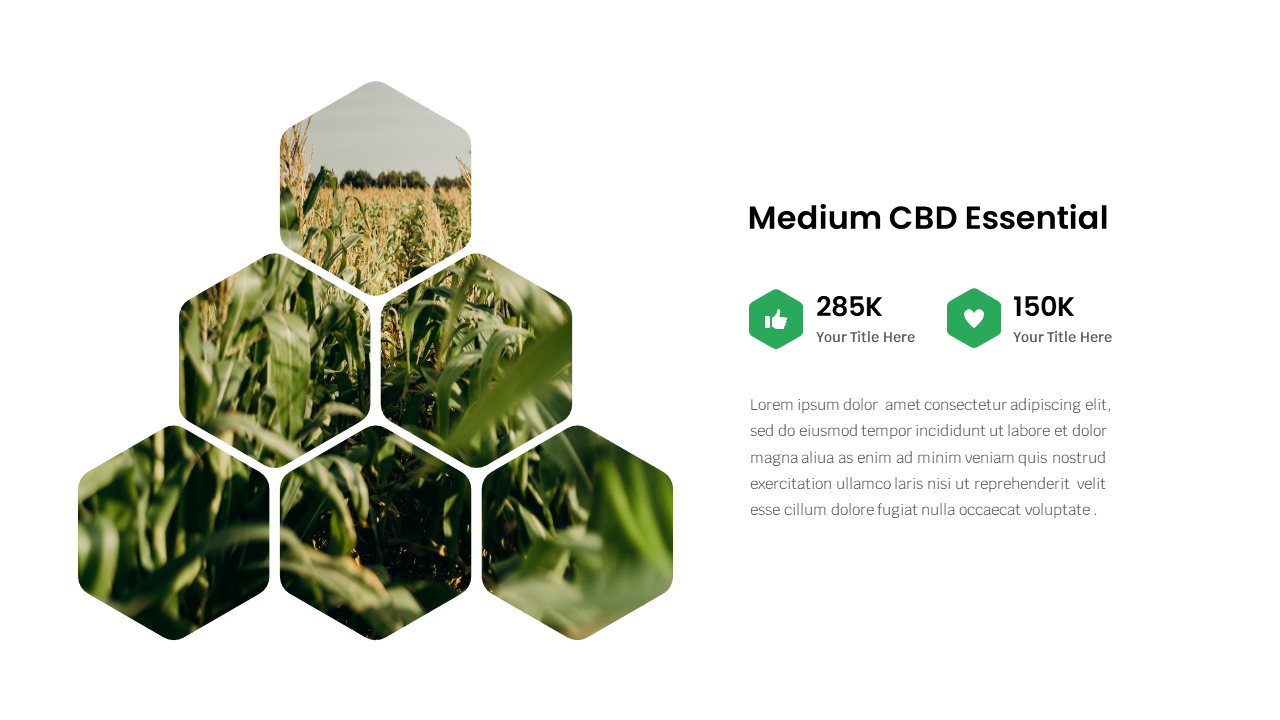 Environ - Nature Greeen Cannabis Presentation, Presentation Templates