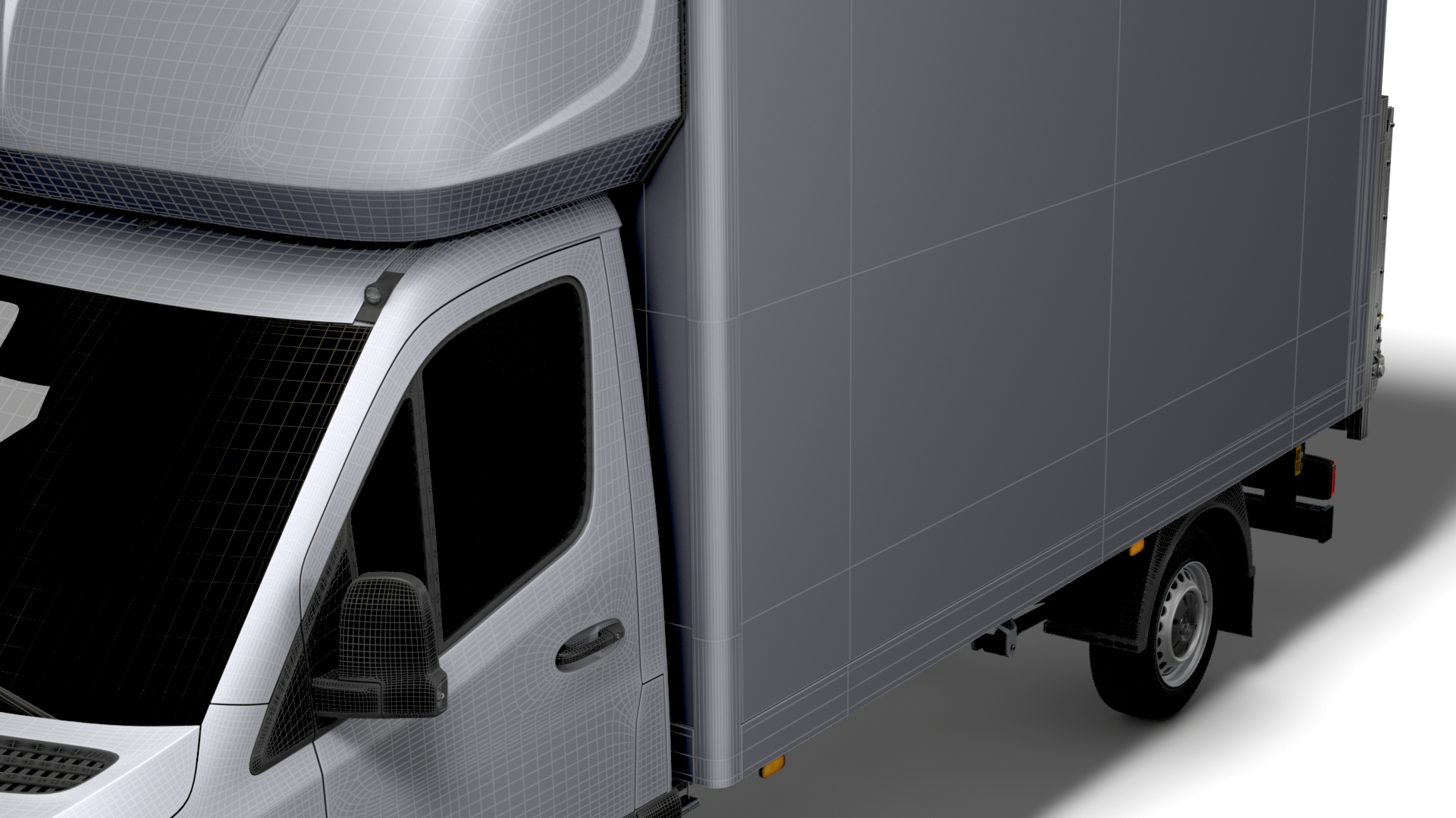 Mercedes Benz Sprinter Luton Tail Lift 2023 by creator_3d | 3DOcean