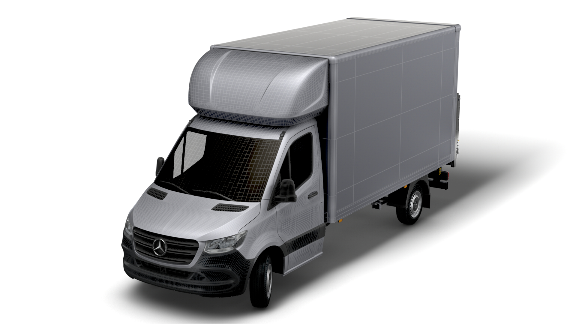 Mercedes Benz Sprinter Luton Tail Lift 2023 by creator_3d | 3DOcean