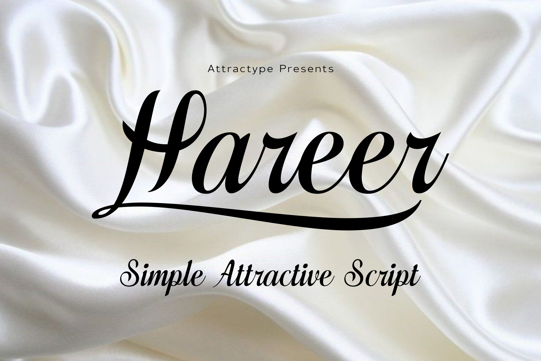 Hareer - Simple Attractive Script, Fonts | GraphicRiver