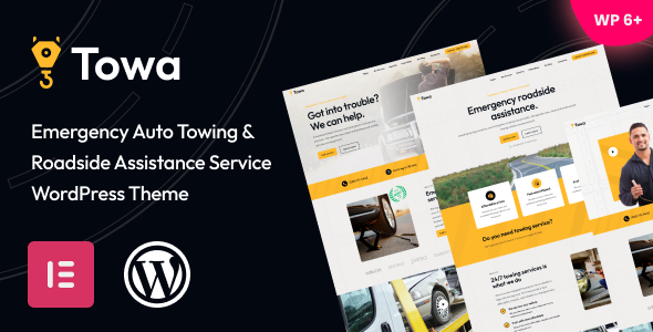 Towa - Emergency Auto Towing & Roadside Assistance Service WordPress ...