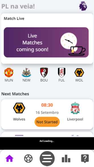 App Football - PL in the vein - Admob | Flutter | Flutterflow App (Android / IOS) by NewnessGames