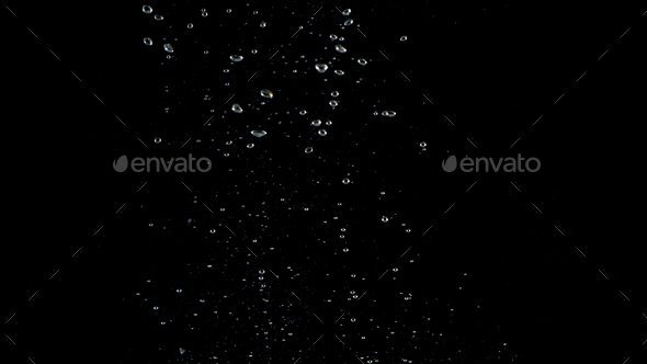 Blurry images of soda water bubbles splashing and floating Stock Photo by gnepphoto