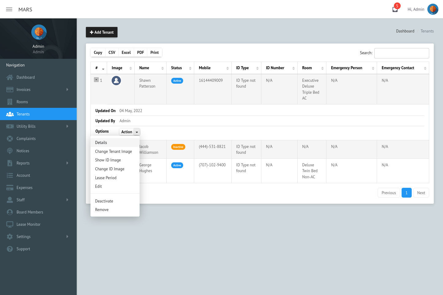 Mars | Room Management System by t1m9m | CodeCanyon