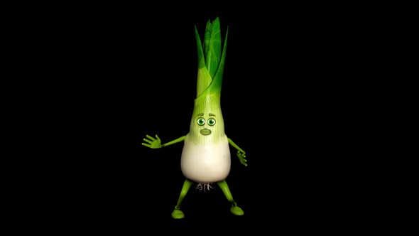 Onion Funny Dancing Looped Alpha Channel, Motion Graphics | VideoHive