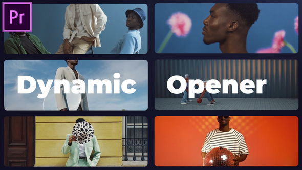 Gallery Opener Multiscreen Intro | MOGRT for Premier Pro, Premiere Pro ...