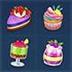 Cakes Icon Pack, Game Assets | GraphicRiver