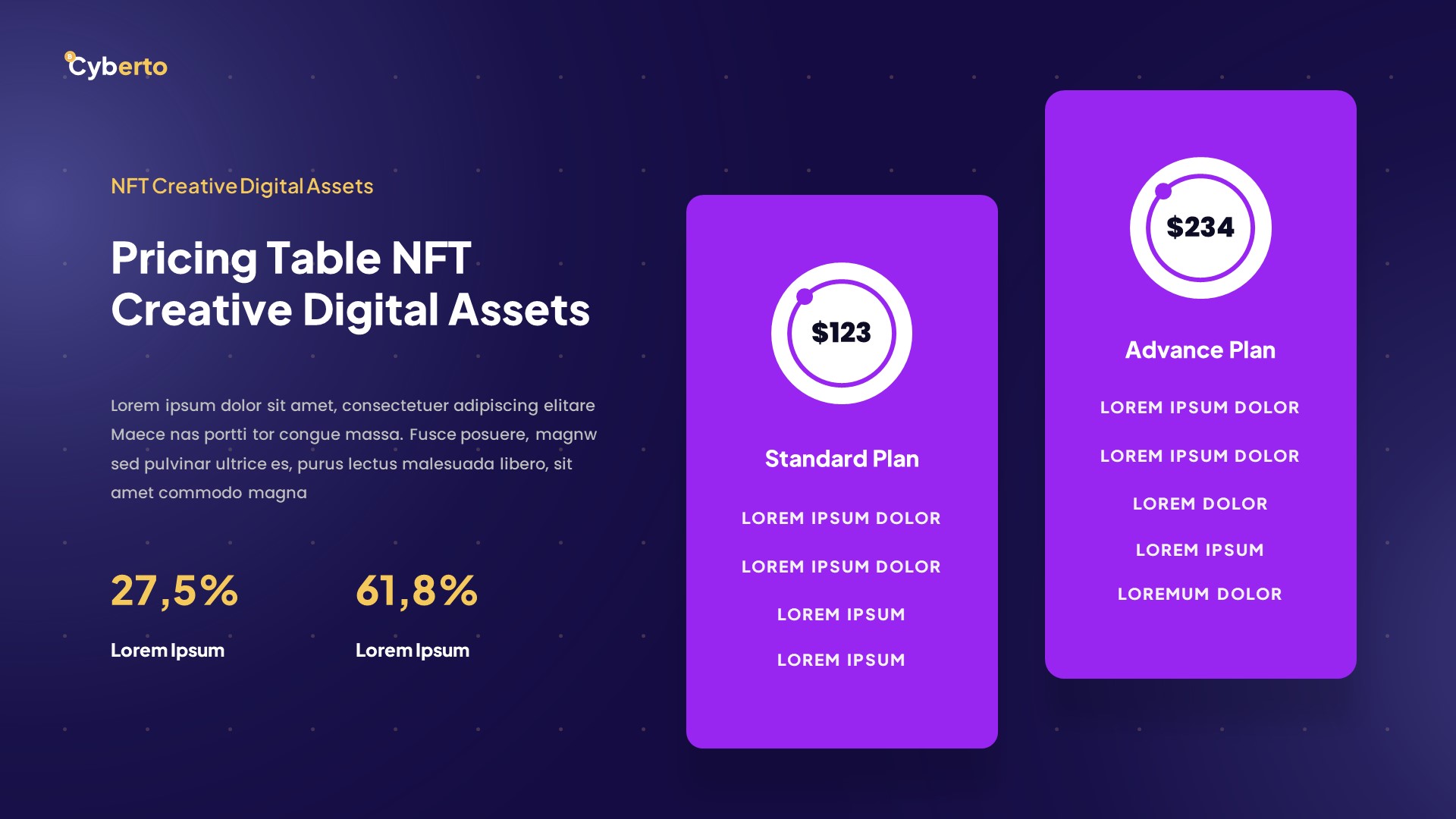 Cyberto - NFT Creative Digital Assets Keynote Template, Presentation ...