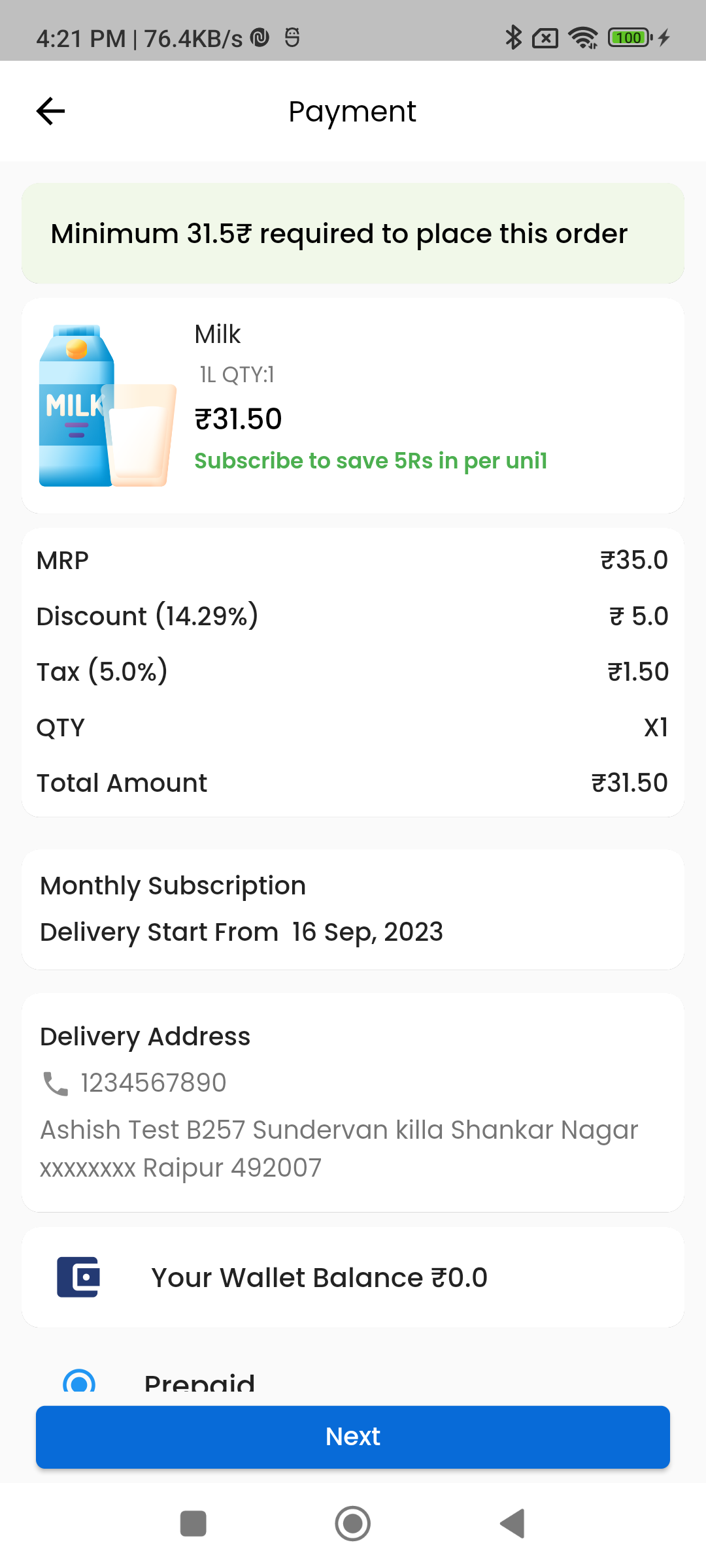 Dairy, Grocery, Milk & More Products | Subscription & Normal Order ...