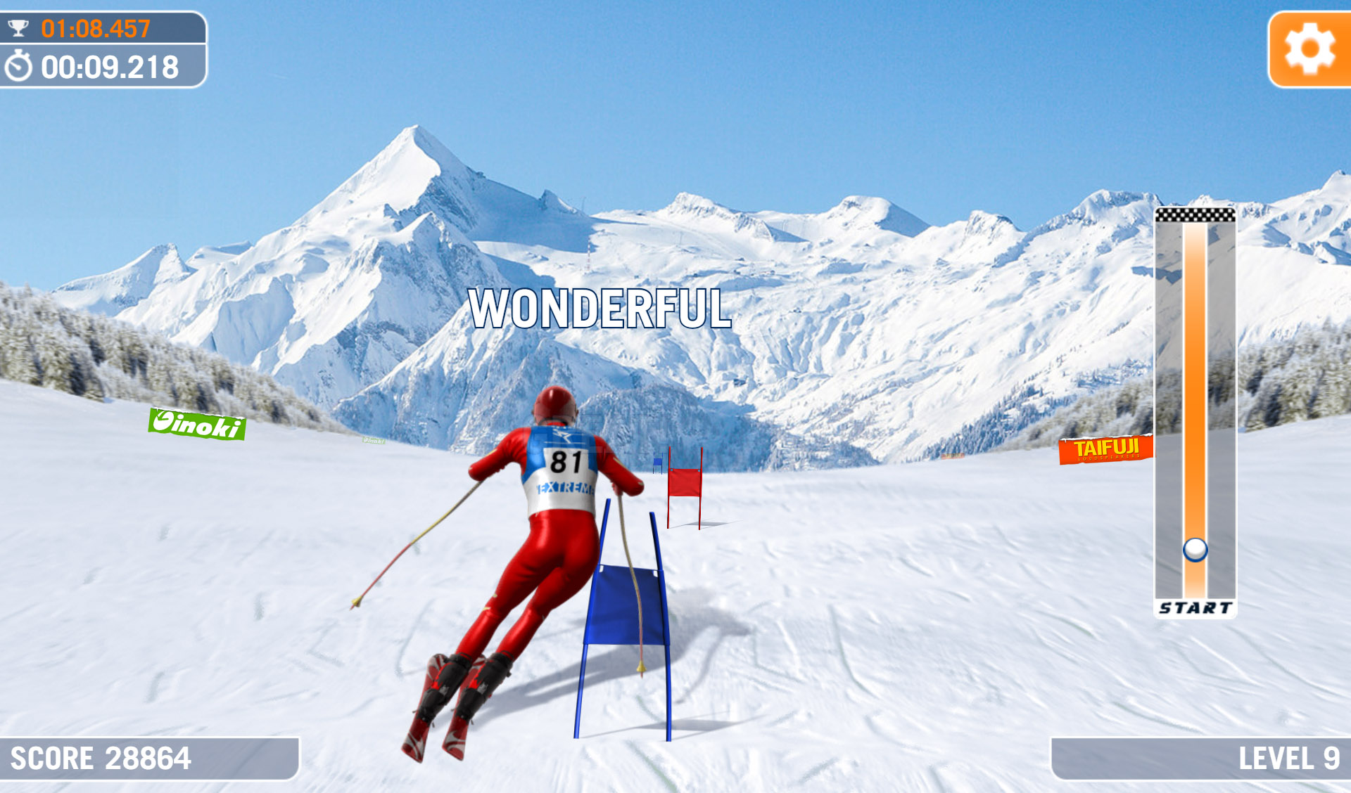 Slalom Ski Simulator - HTML5 Sport Game by codethislab | CodeCanyon