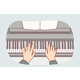 Hands of Pianist Playing Classical Composition on, Vectors | GraphicRiver