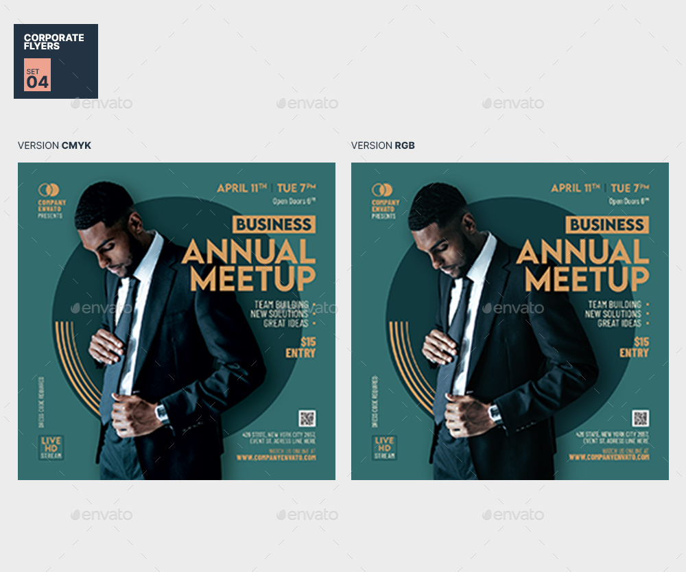 Corporate Event Flyers Bundle, Print Templates | GraphicRiver