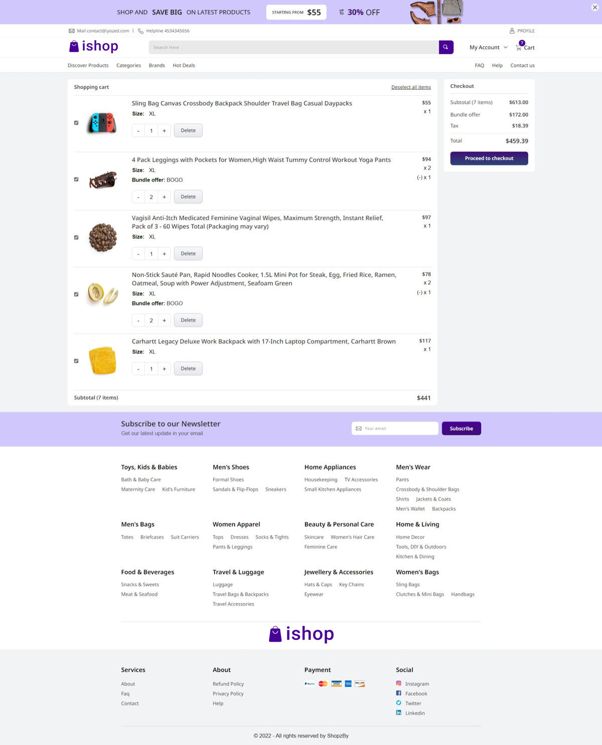Ishop - Multivendor Laravel & Vue eCommerce CMS by WEBZED | CodeCanyon
